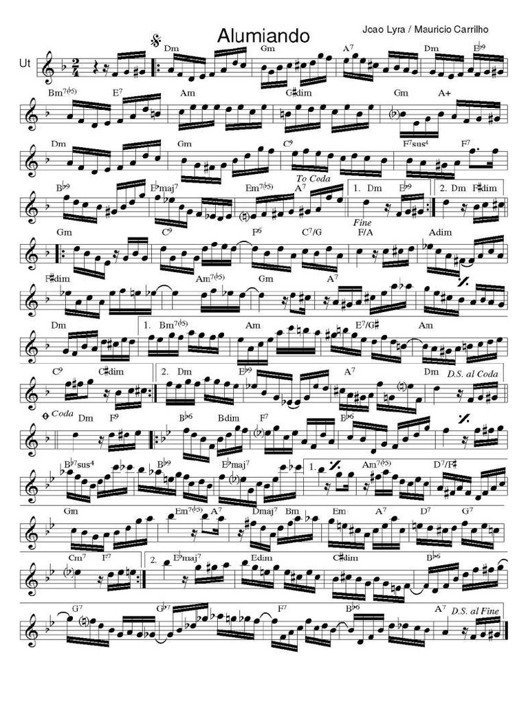 18-Alumiando (Maurício Carrilho) - Dm Choro | PDF