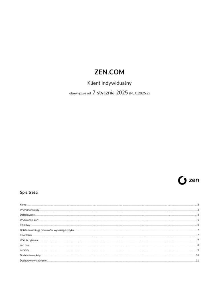 Cennik Indywidualny | PDF