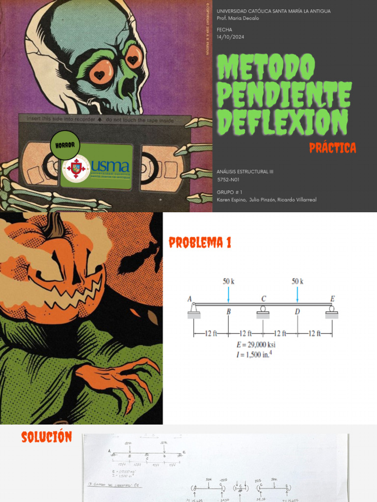 Práctica-Método Pendiente - Deflexión | PDF