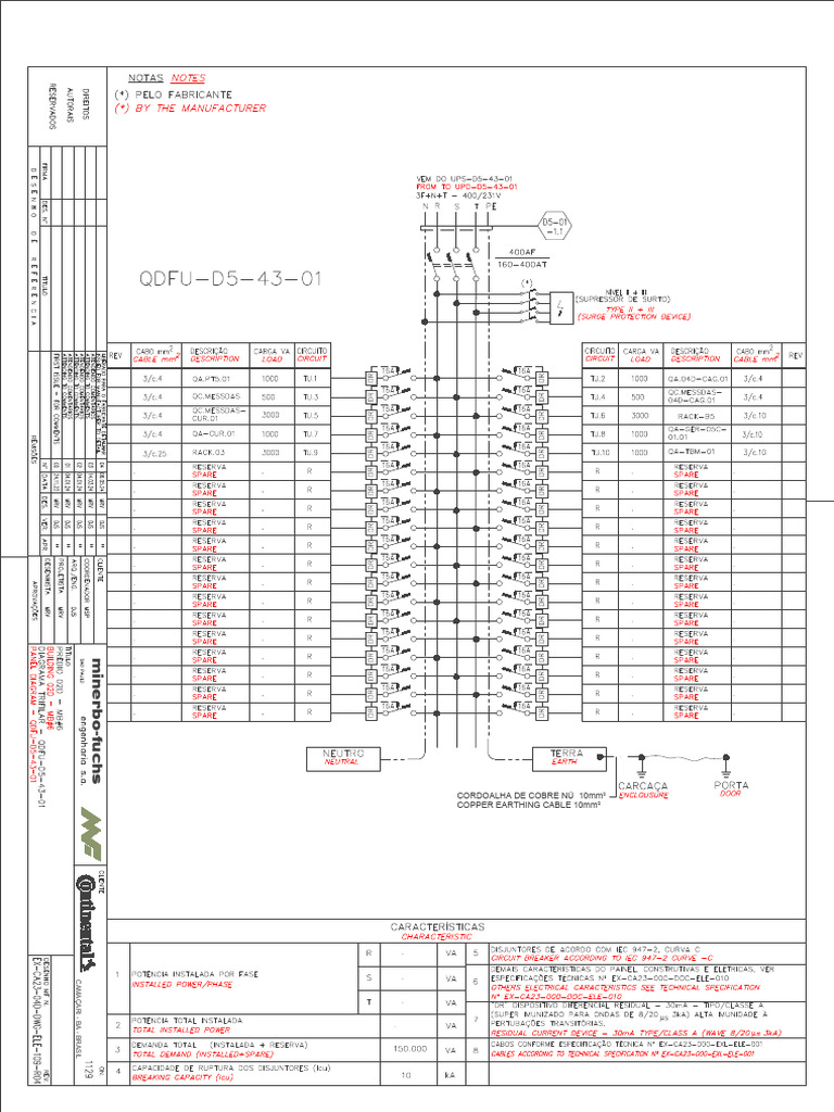 Ex Ca23 04D DWG Ele 109 R04 | PDF