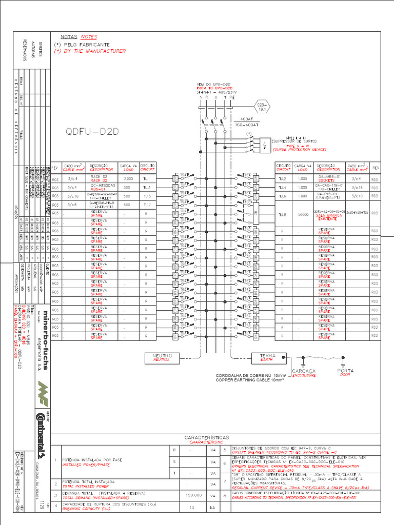 Ex Ca23 02D DWG Ele 108 R04 | PDF