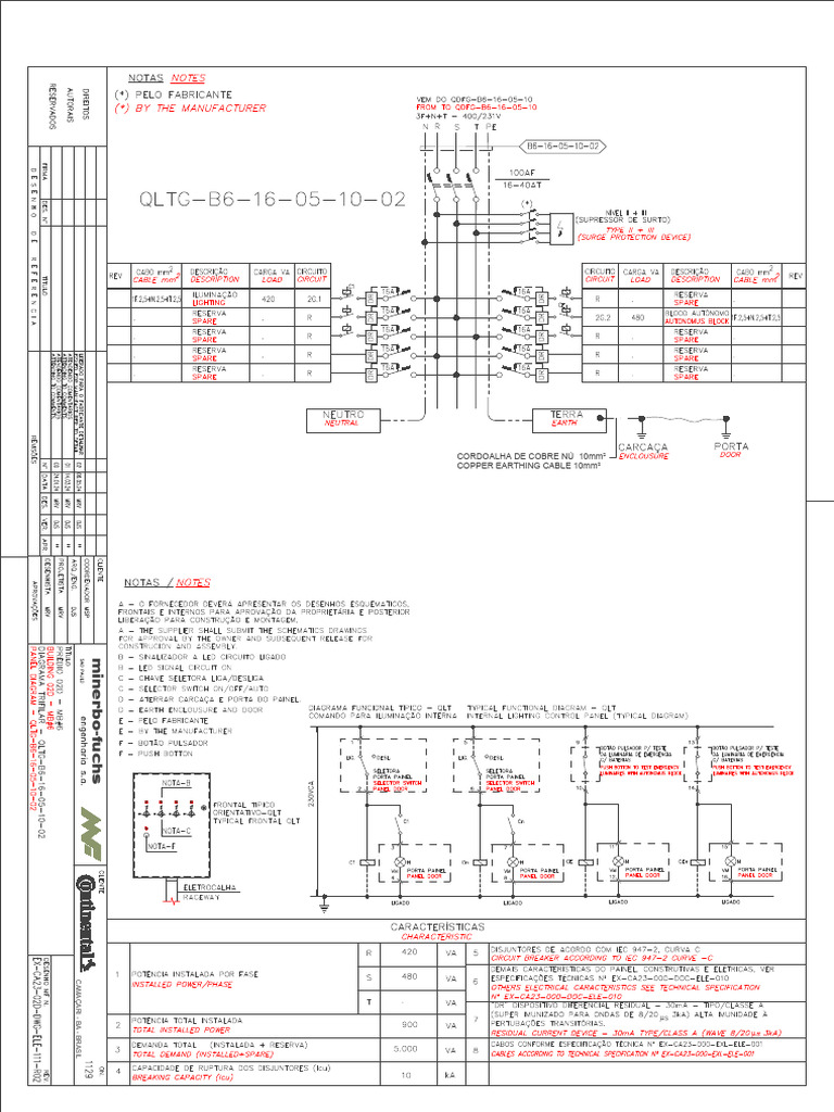Ex Ca23 02D DWG Ele 111 R02 | PDF