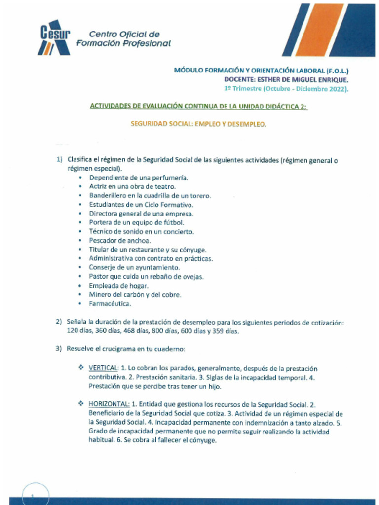 Actividades EC UD2 | PDF