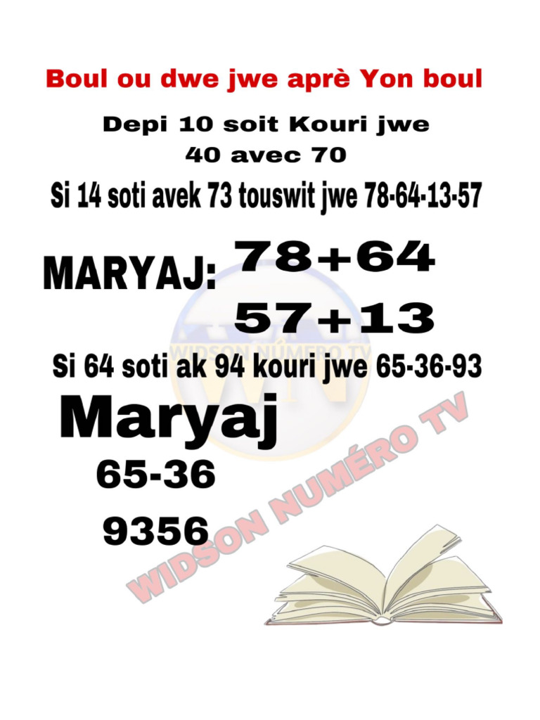 Widson Livre Bòlèt Efikas | PDF