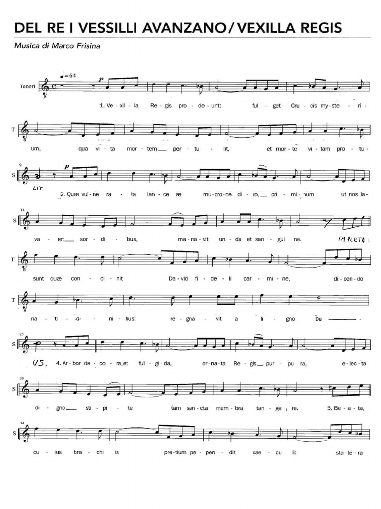 Vexilla Regis - Coro | PDF