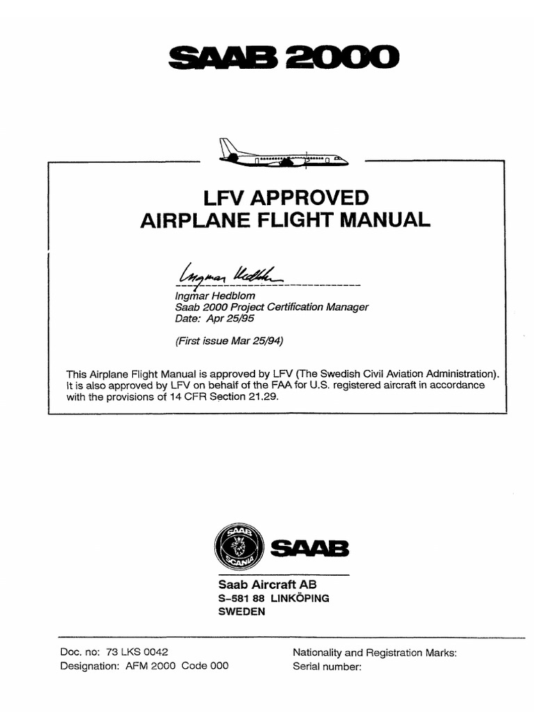 Saab AFM2000 | PDF