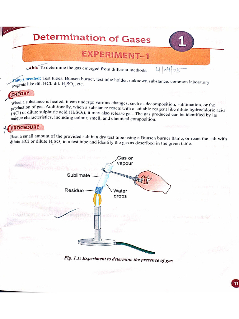 Chemistry Lab Manual Work | PDF