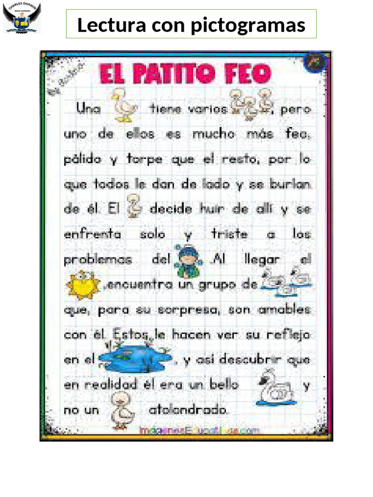 Lectura Con Pictogramas Casa Abierta Lengua | PDF