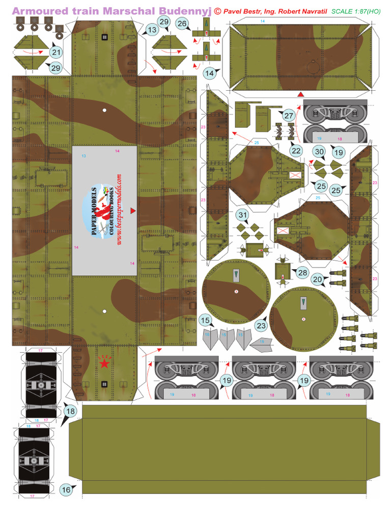 Armoured Train Marschal Budyonny (1-87) | PDF
