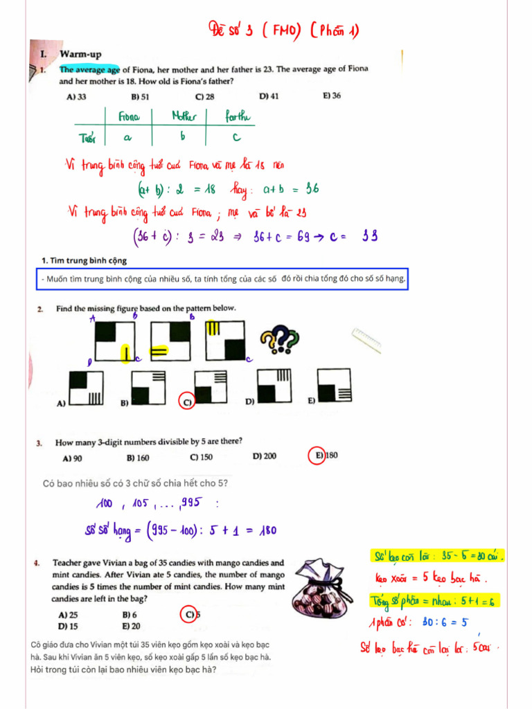 Đề Số 3 Fmo (Phần 1) | PDF