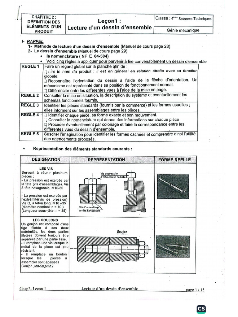 Lecture D'un Dessin D'ensemble | PDF