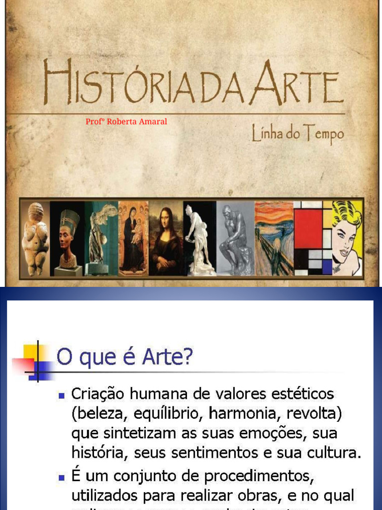 História Da Arte - Linha Do Tempo | PDF | Renascimento