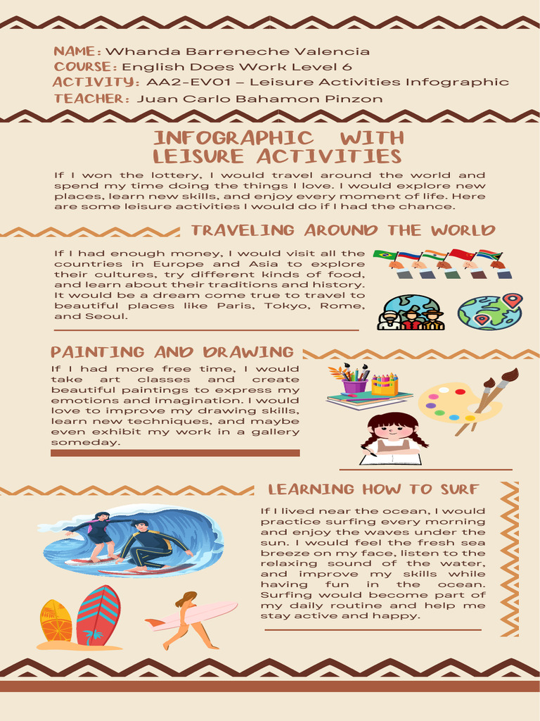 Dream Leisure Activities and Hobbies | PDF