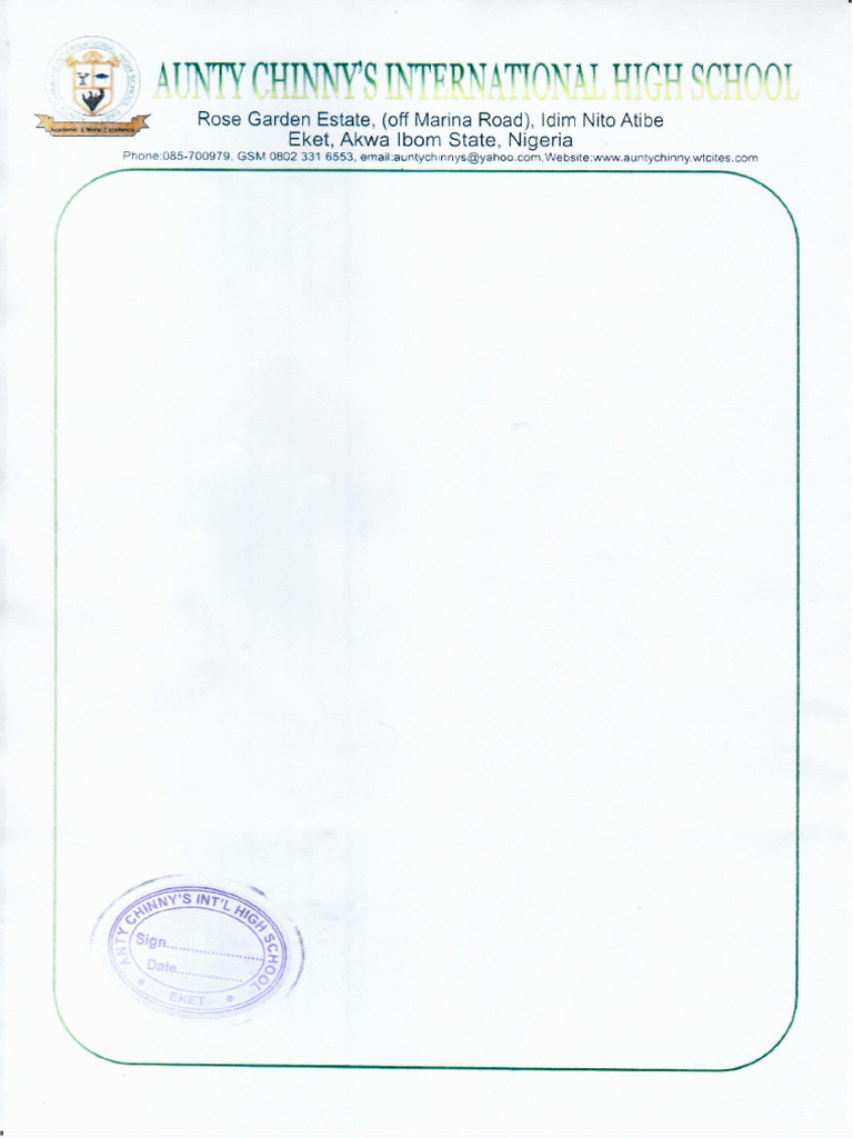 Letterhead Stamped | PDF