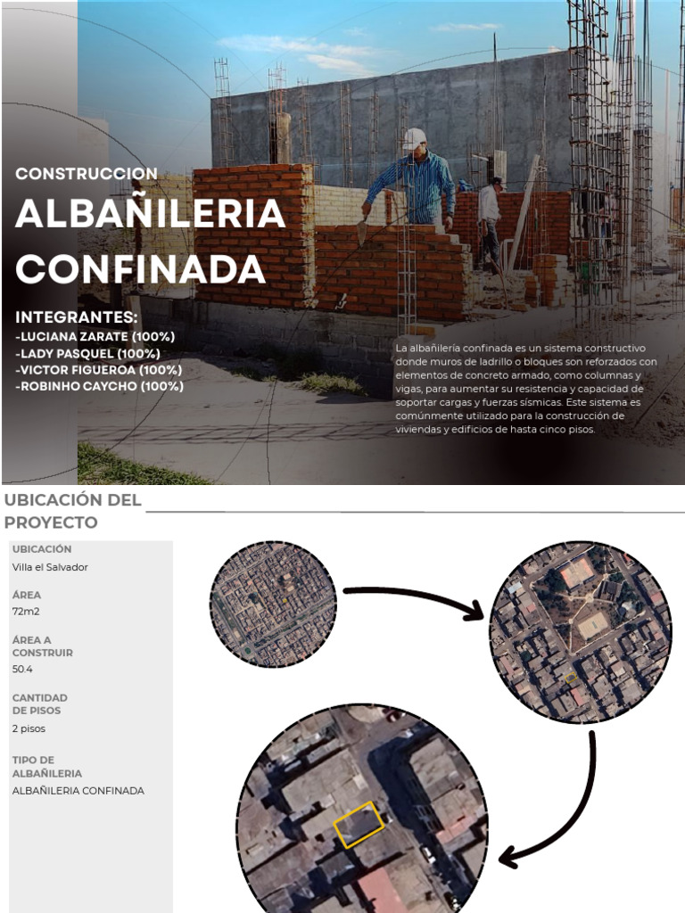 Construccion Albañileria Confinada | PDF | Albañilería | Ladrillo