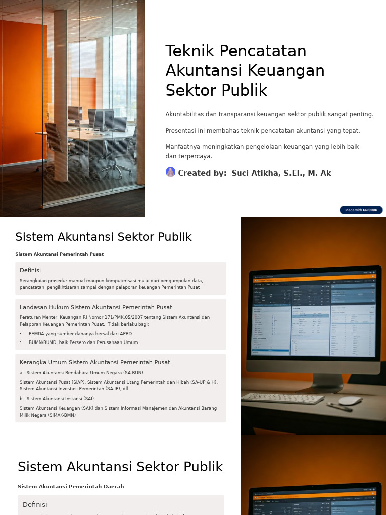 6 Teknik Pencatatan Akuntansi Keuangan Sektor Publik | PDF