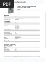 Ficha técnica Tablero NF304AB22S | PDF