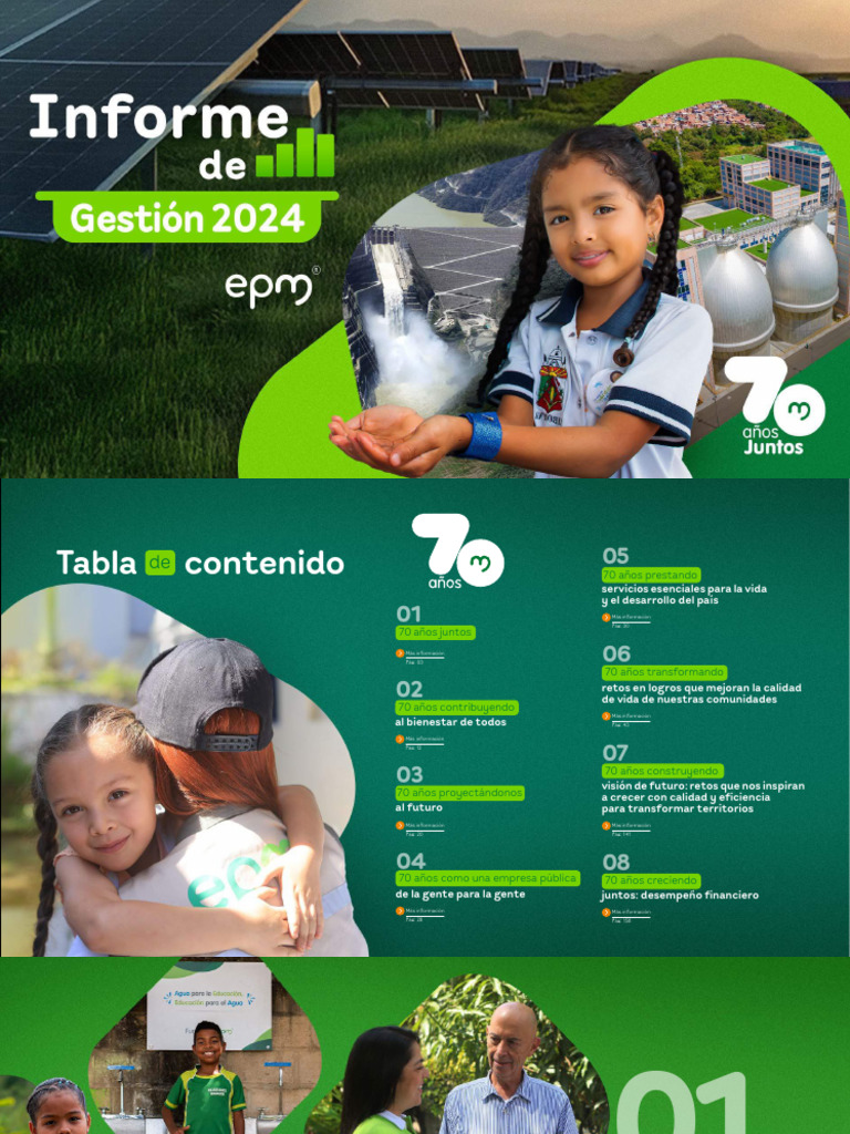 Informe de Gestión 2024 EPM FINAL | PDF | Sustentabilidad | Desarrollo sostenible
