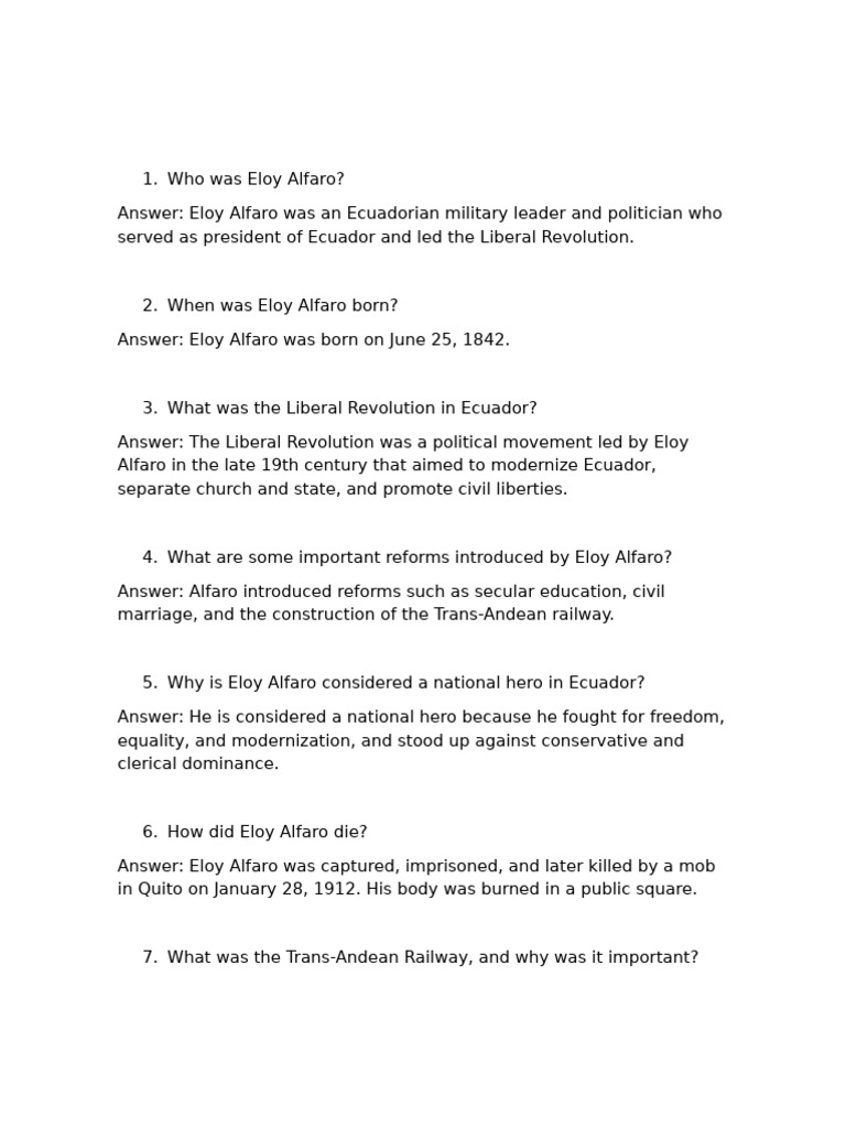 Eloy Alfaro Quest 3 | PDF