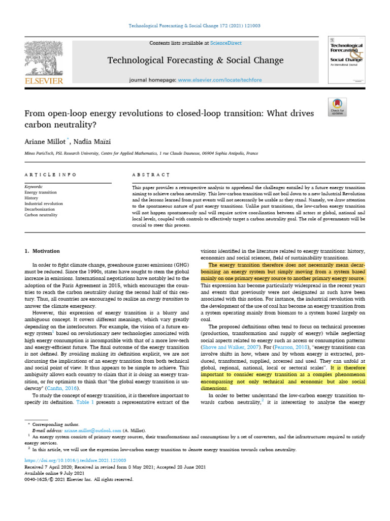 2021From Open-loop Energy Revolutions to Closed-loop Transition What ...
