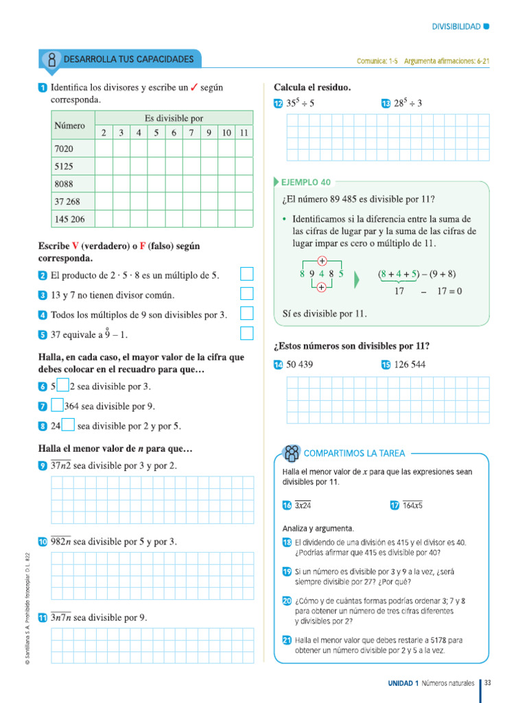 Divisibilidad y Numeros Primos | PDF