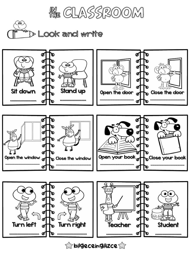 In The Classroom Froggy B W | PDF