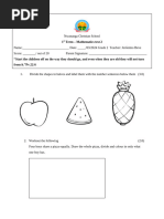 Grade R Shapes | PDF | Elementary Geometry | Mathematics