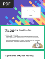 Free Reading Speed Test - SwiftRead | PDF | Reading Comprehension ...