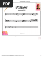 Recuérdame (COCO) - Partitura Completa | PDF