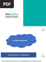 Grade 12 Euclidean Geometry Notes | PDF | Circle | Line (Geometry)