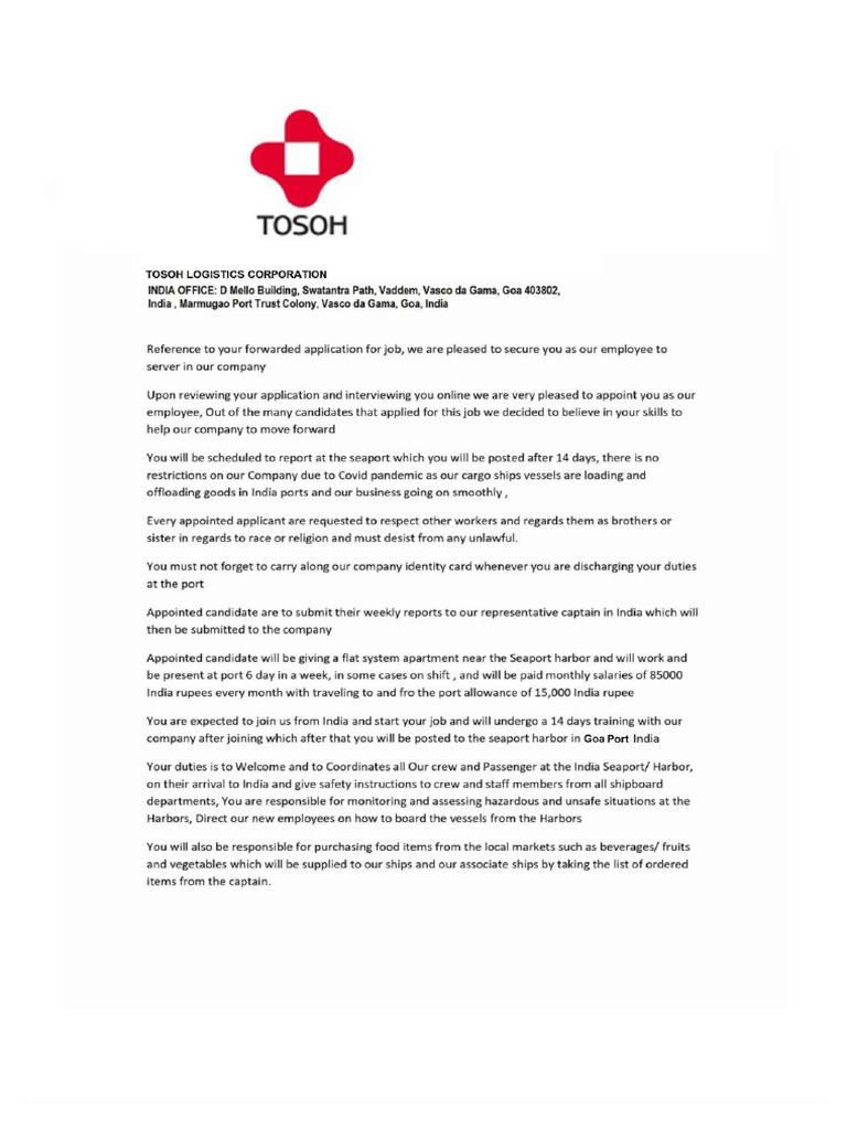 Working Terms and Conditions | PDF