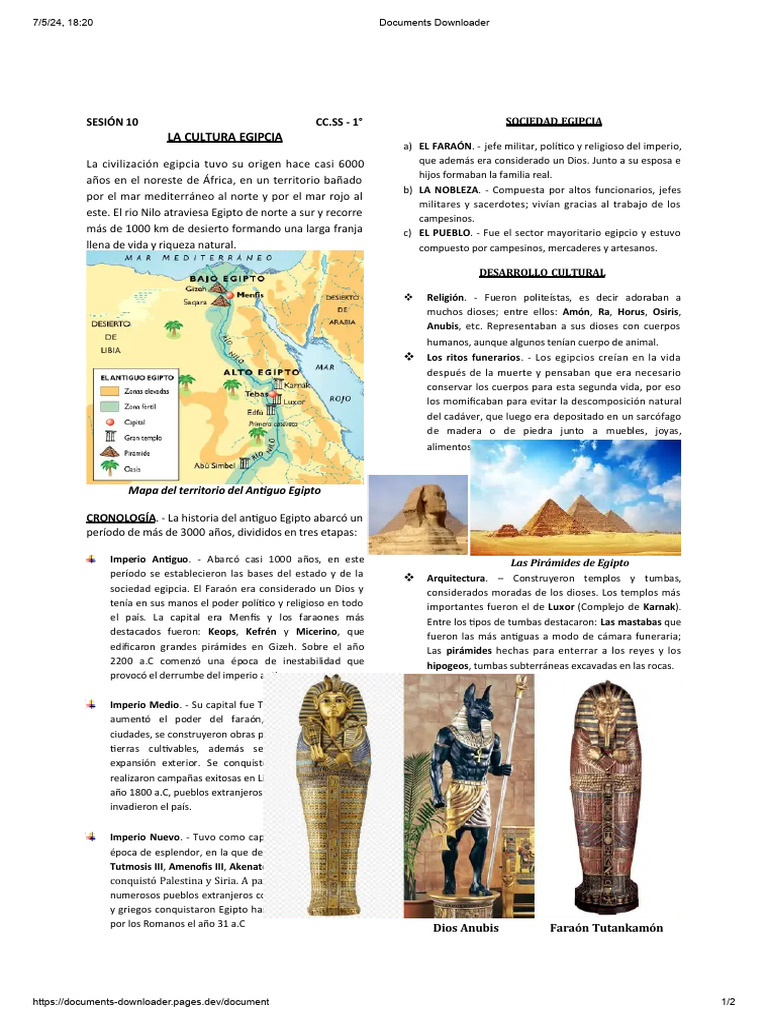 Egipto 2 | PDF | Antiguo Egipto | Tebas