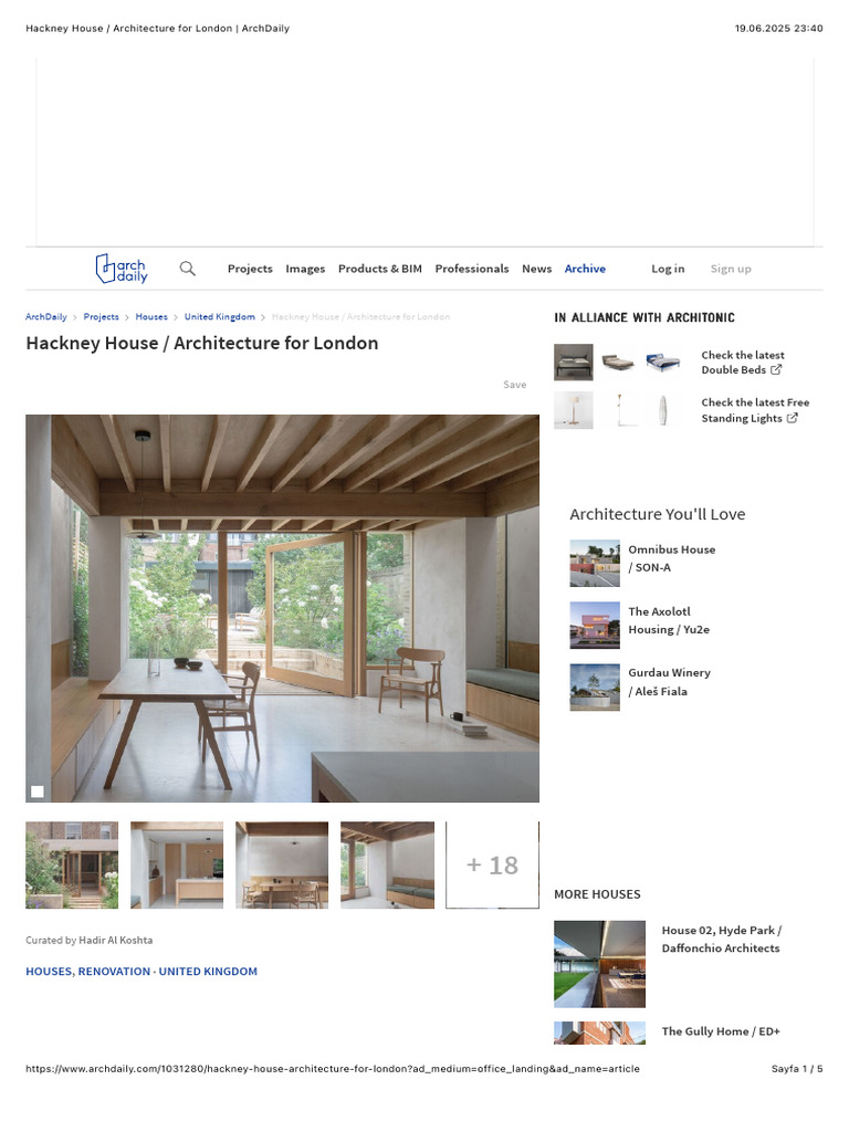 Hackney House by Architecture for London | PDF | Building Engineering ...