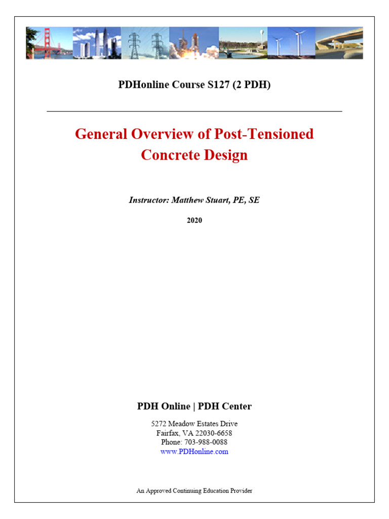 Post-Tensioned Concrete Design Overview | PDF | Prestressed Concrete ...