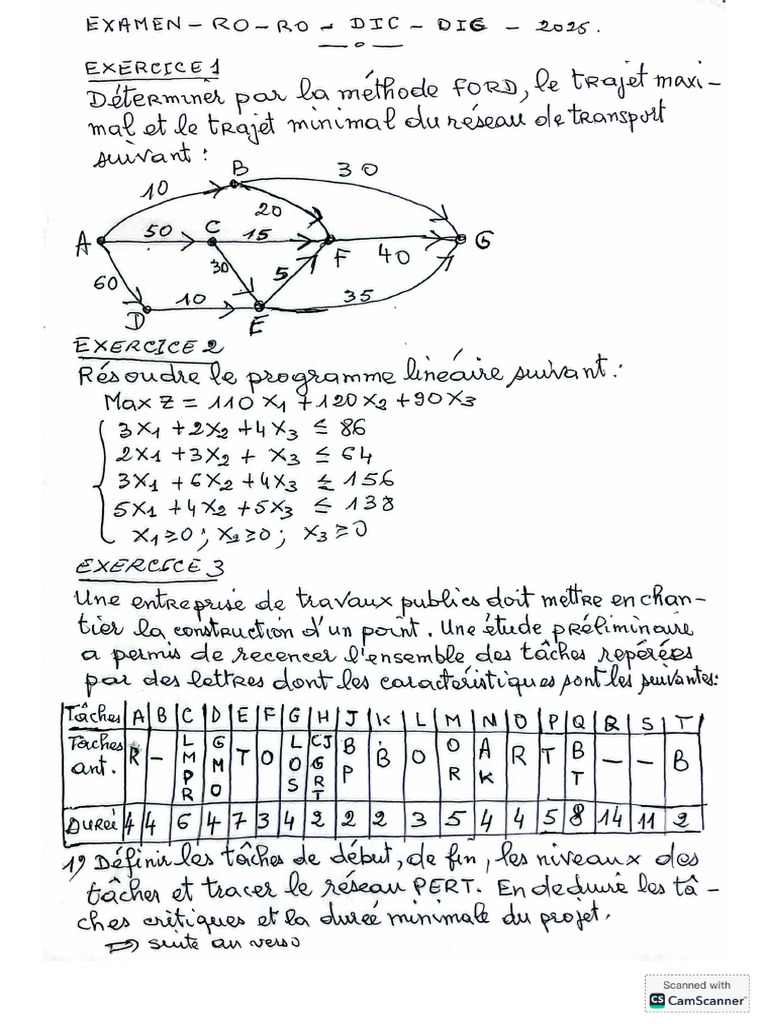 Examen Ro Dic1 2025 | PDF