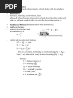 Physics of Cricket: Forces and Motion | PDF | Force | Rotation