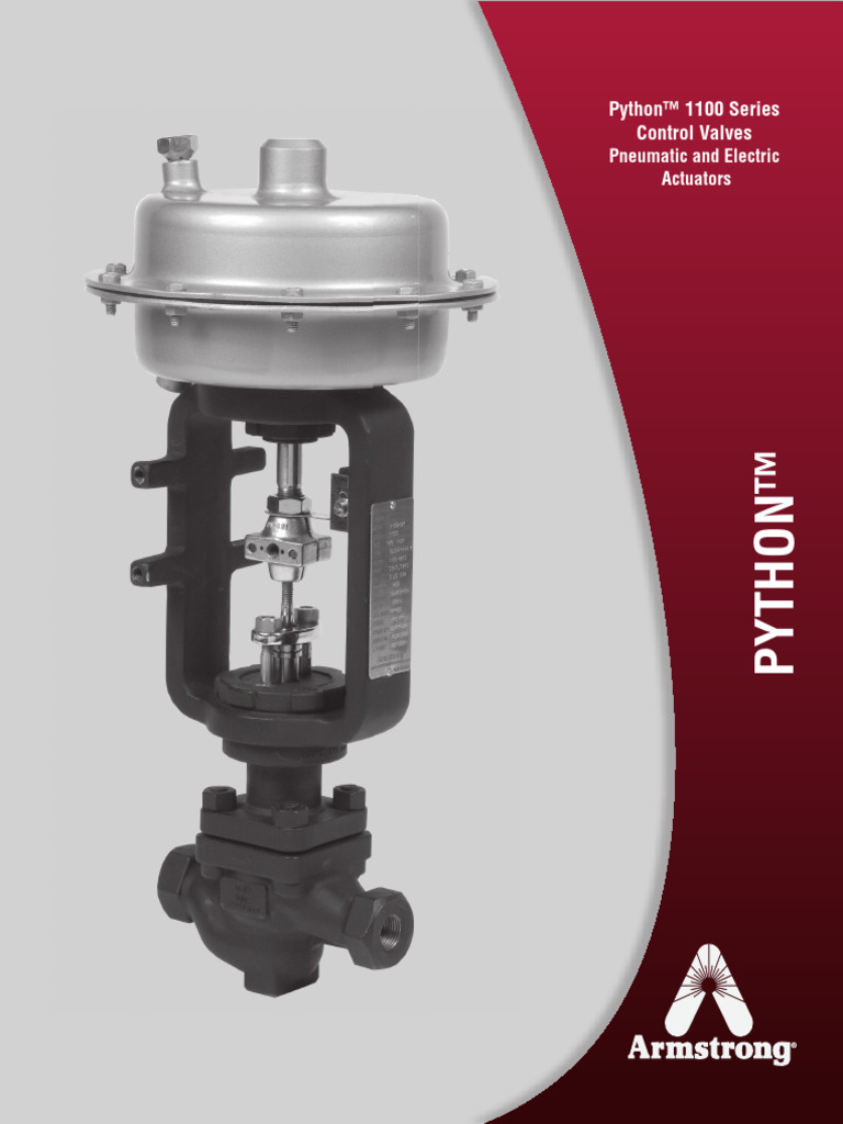 Armstrong Python Control Valves | PDF | Valve | Actuator