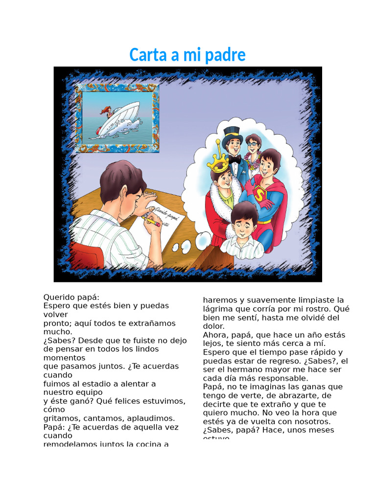 LECTURA CARTA A MI PADRE (1) | PDF