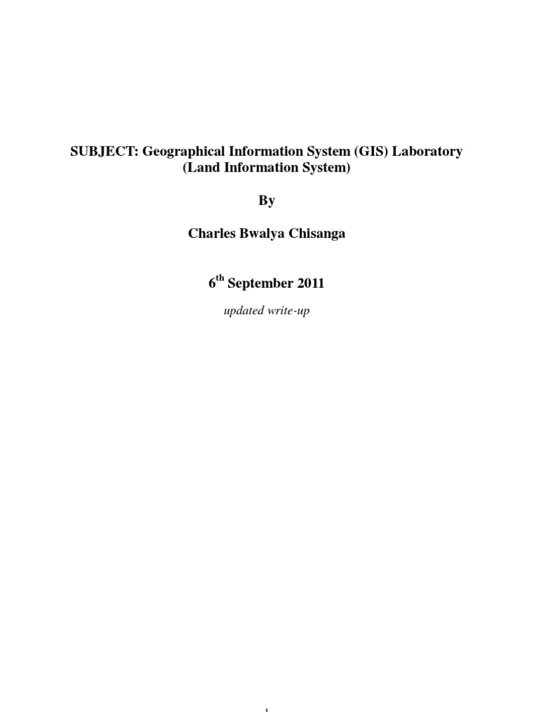 Setting Up A GIS Laboratory - 30122011 | PDF | Spatial Analysis ...