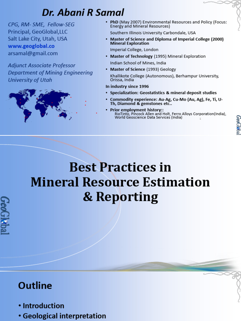 Best Practices in Resource Estimation | PDF