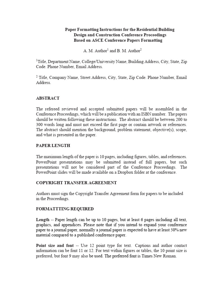 RBDCC Paper Formatting Guidelines | PDF | Window | Building Insulation