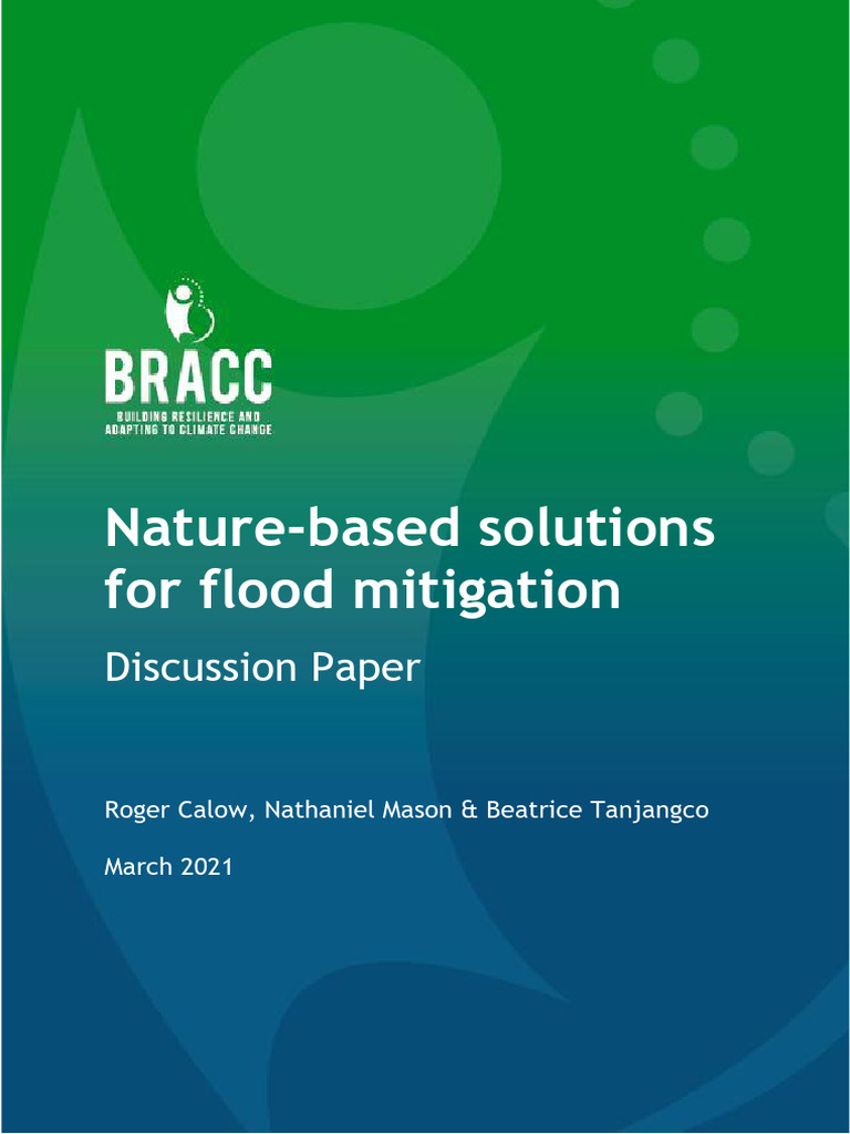 NBS For Flooding Discussion Paper | PDF | Flood | Climate Change Mitigation