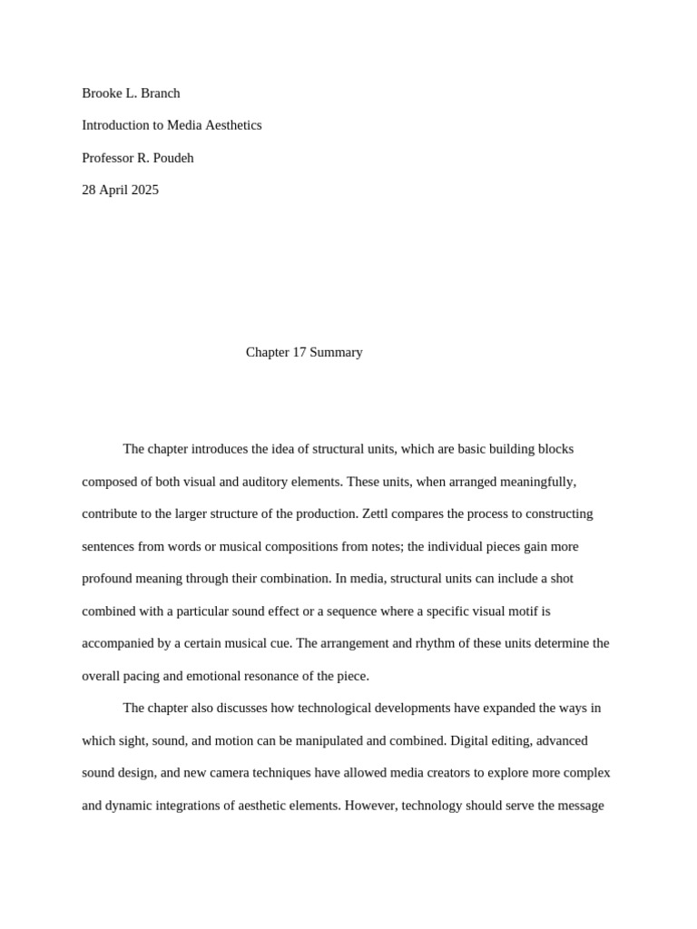 Chapter 17 Summary | PDF