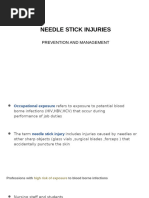 Needle Stick Injury Awareness Poster | PDF