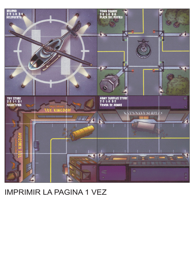 ZOMBIES! 1 - Tiles & Tokens | PDF