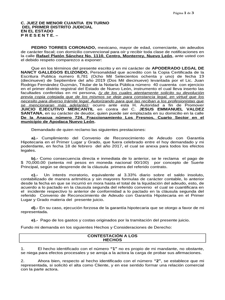 Jem-Reconocimiento Pedro Torres | PDF | Justicia | Crimen y violencia