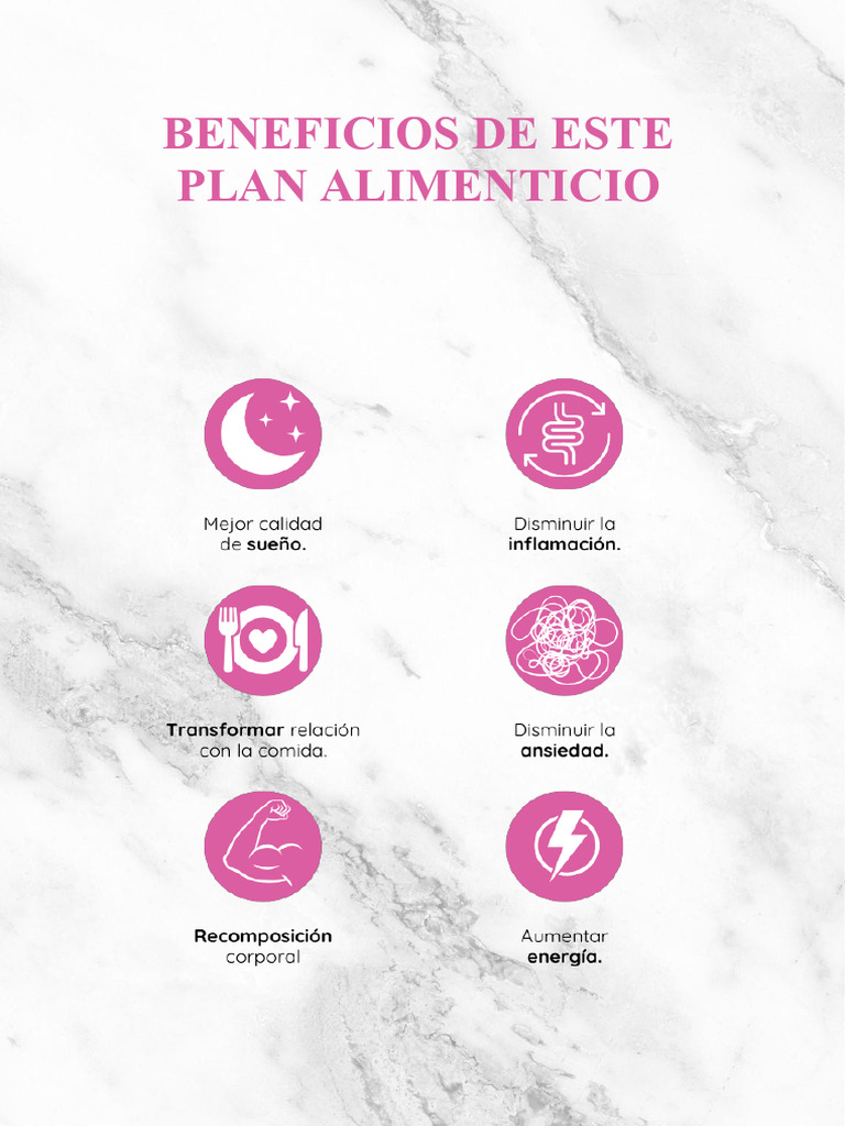 Beneficios Plan Alimenticio | PDF