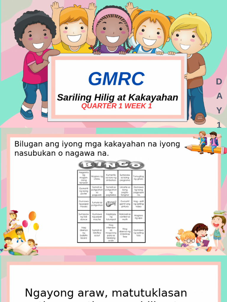 GMRC Q1 W1 | PDF