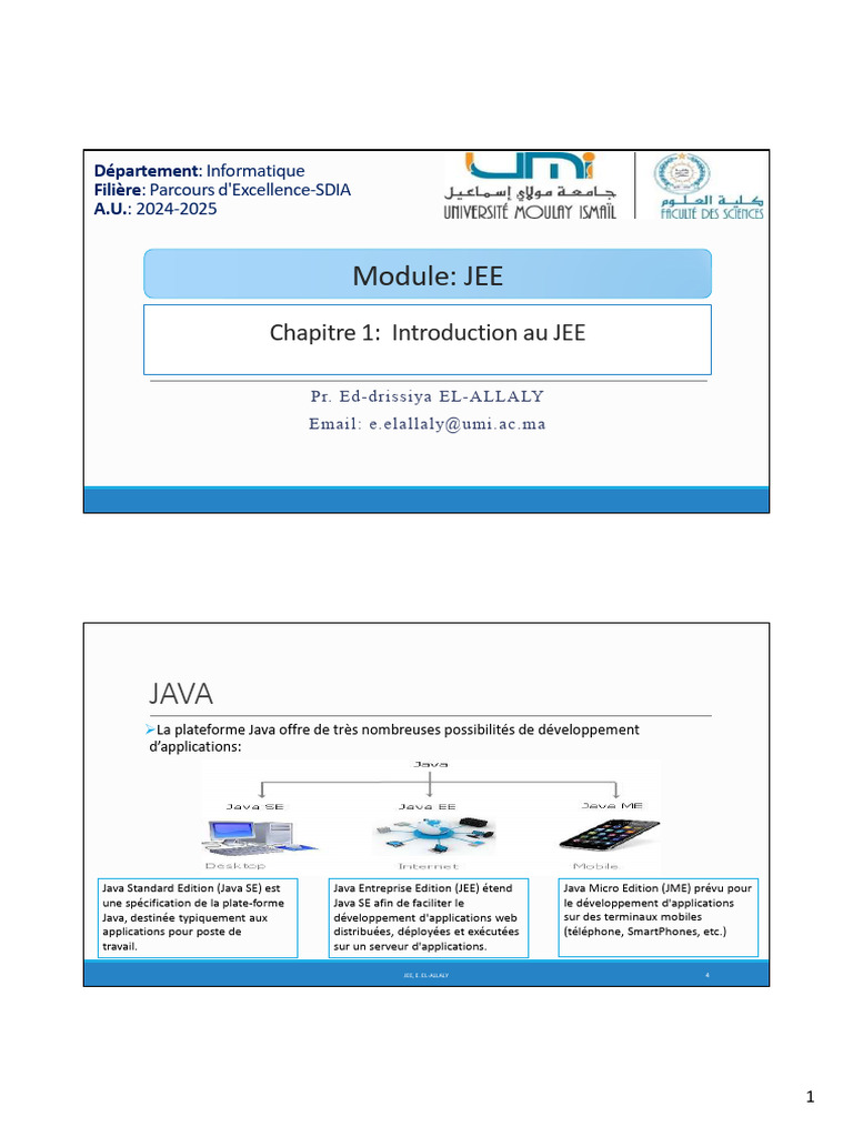 Introduction au JEE et architecture web | PDF | Internet | Internet et Web