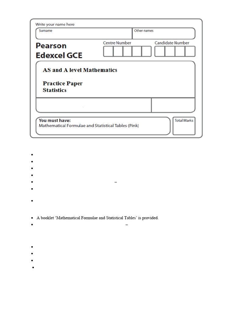 As Mathematics _ Practice Paper _ Binomial Distribution | PDF ...